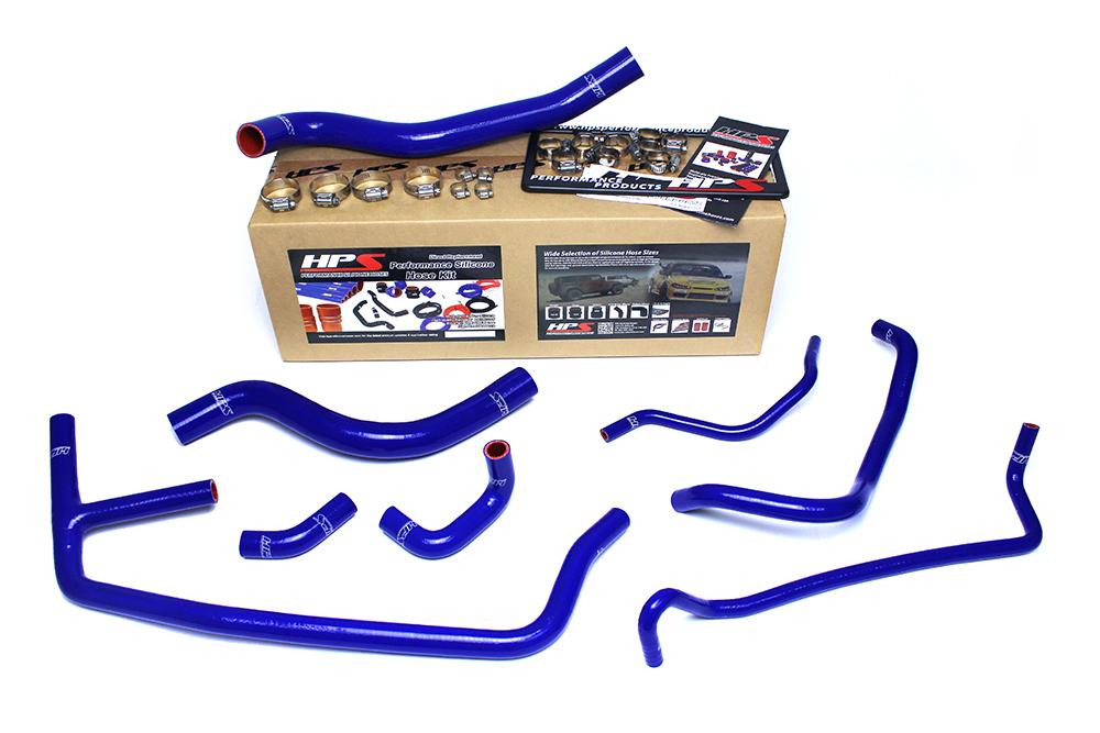 HPS Performance Silicone Radiator + Heater Hoses Ford Mustang Ecoboost