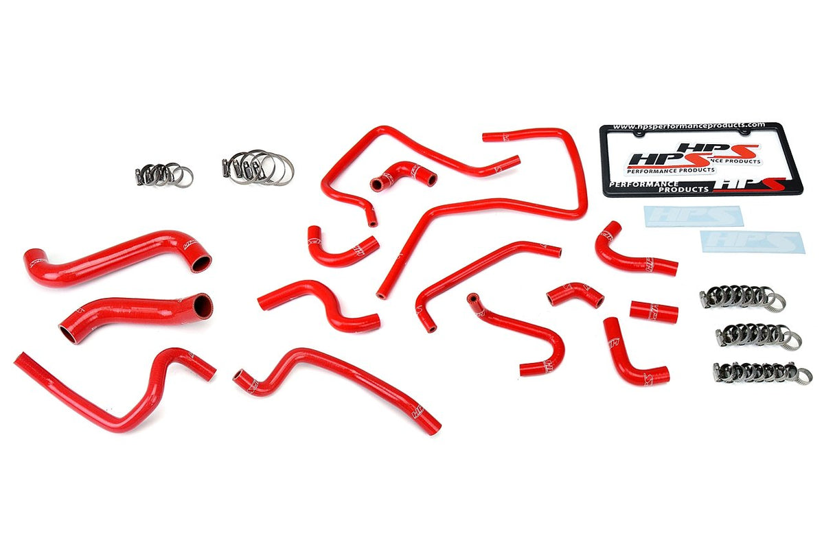 HPS Silicone Radiator/Heater/Ancillary Hoses Subaru WRX 2.0L (02-03) R ...