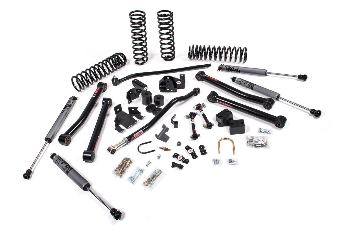 JKS J-Konnect 3.5" Lift Kit Jeep Wrangler JK 4-Door - JSPEC or Fox Sho
