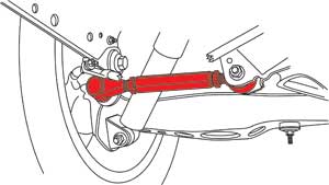 SPC Toe Arms Toyota Corolla (2017-2018) [Rear Adjustable] 67800