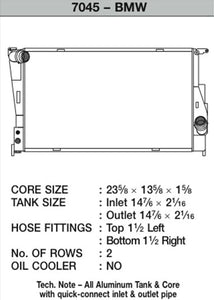 CSF Radiator BMW Z4 Roadster E89 N20 (2008-2016) [Aluminum] Manual or