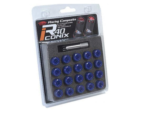 Project Kics Plastic Cap Set [R40 Iconix - 20 PCS - M12X1.50 or M12X1.