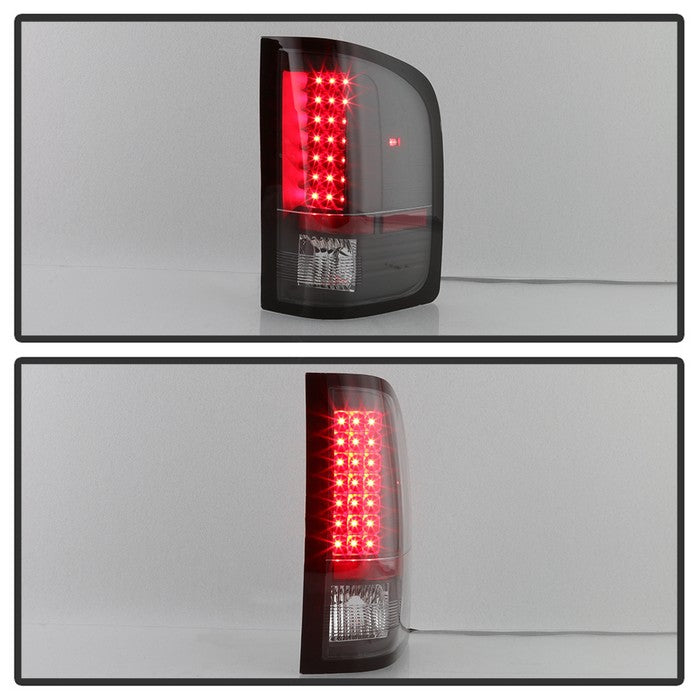 Xtune LED Tail Lights Chevy Silverado (2007-2014) Black or Chrome Hous