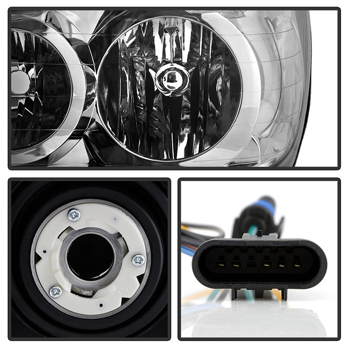 Xtune Crystal Headlights Buick Rendezvous (2002-2007) Chrome or Black