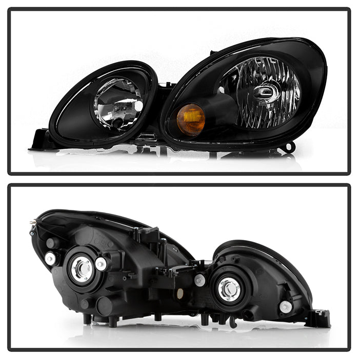 Xtune Crystal Headlights Lexus GS300 GS400 GS430 (98-05) Black w/ Ambe