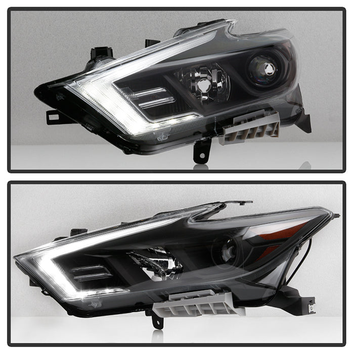 Xtune Headlights Nissan Maxima (16-18) [OEM Style w/ DRL Lights - Halo