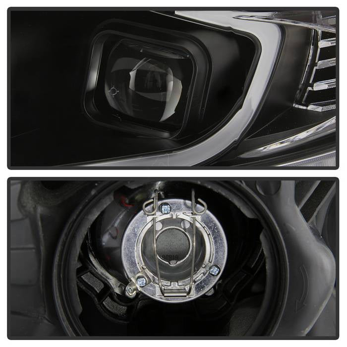 Xtune Projector Headlights Acura TSX (09-14) [w/ DRL LED Light Bar] Bl