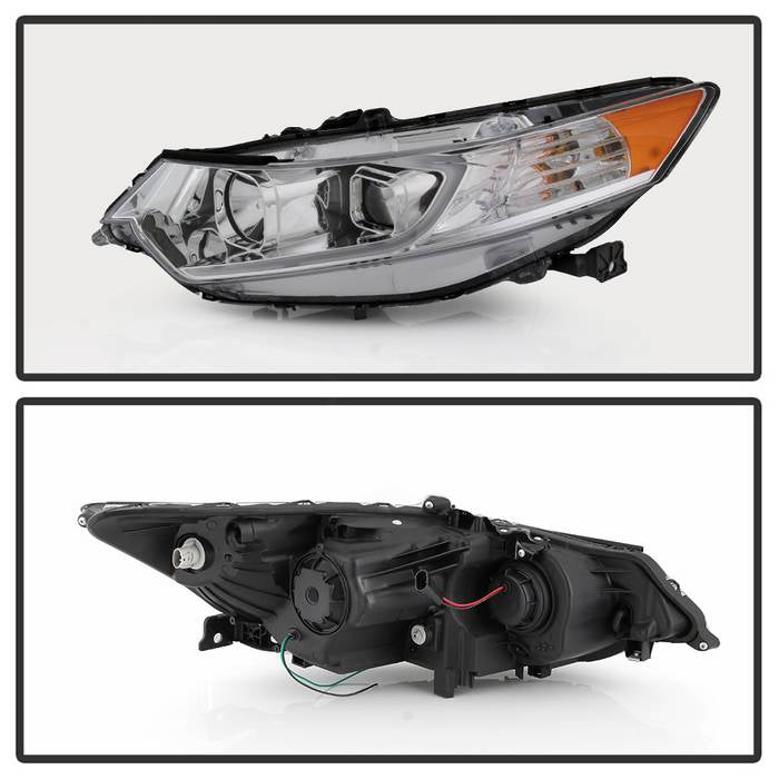 Xtune Projector Headlights Acura TSX (09-14) [w/ DRL LED Light Bar] Bl