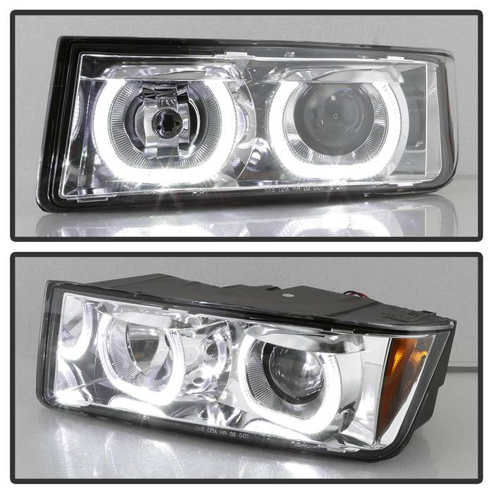 Xtune Projector Headlights Chevy Avalanche w/ Body Cladding (02-06) [H