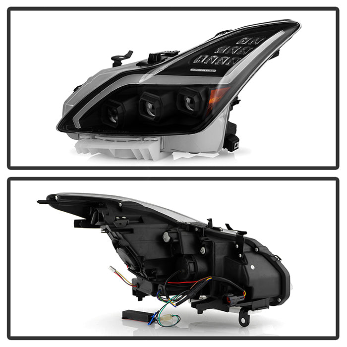 Xtune Full LED Projector Headlights Infiniti G37/G37X Coupe Non-AFS /H