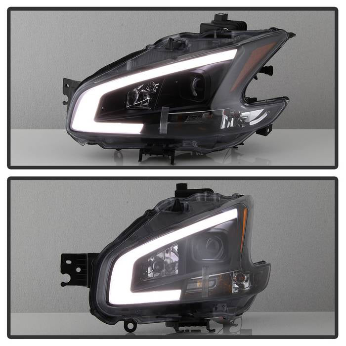 Xtune Projector Headlights Nissan Maxima (09-14) [w/ LED Light Bar - H