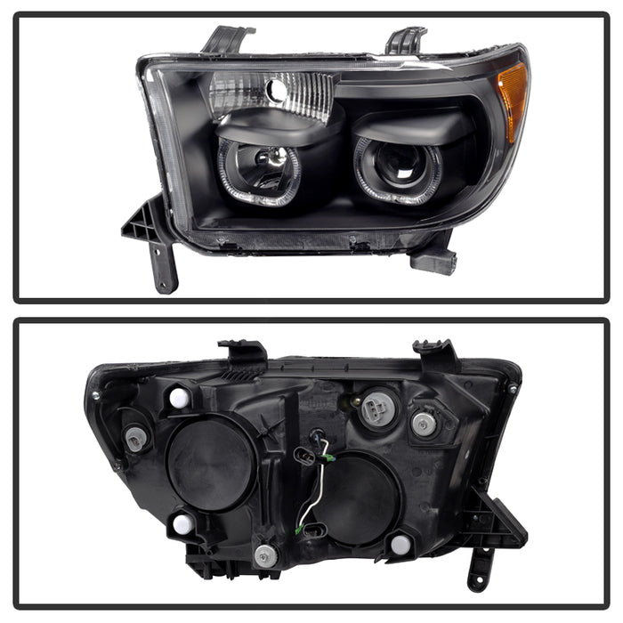 Xtune Projector Headlights Toyota Sequoia (08-13) [LED Halo DRL / Elim