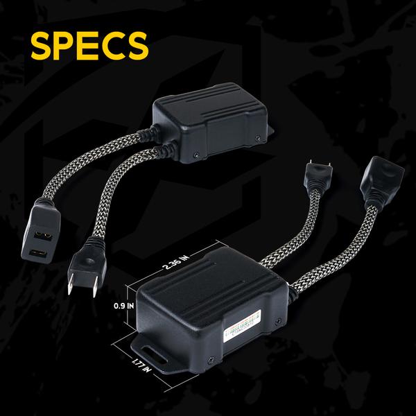 Xprite Reflex Series LED Headlight Canbus Anti-Flicker Resistor Decode