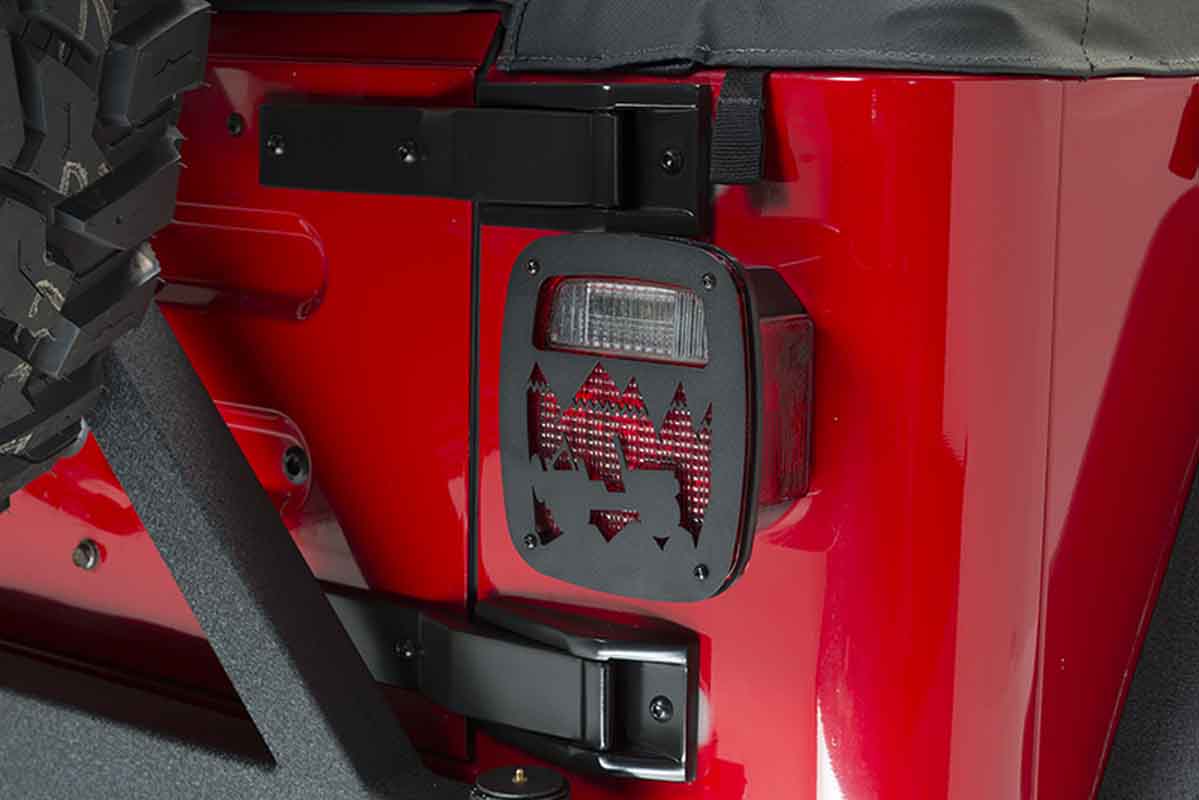 Kentrol Tail Light Guards Jeep Rubicon / Unlimited / Wrangler JK/CJ/YJ