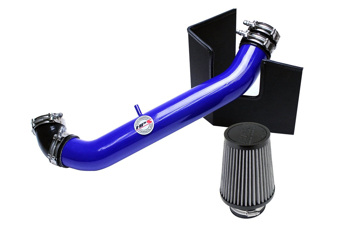 HPS Short Ram Air Intake Mazda Miata NB (1999-2005) Blue / Polished ...