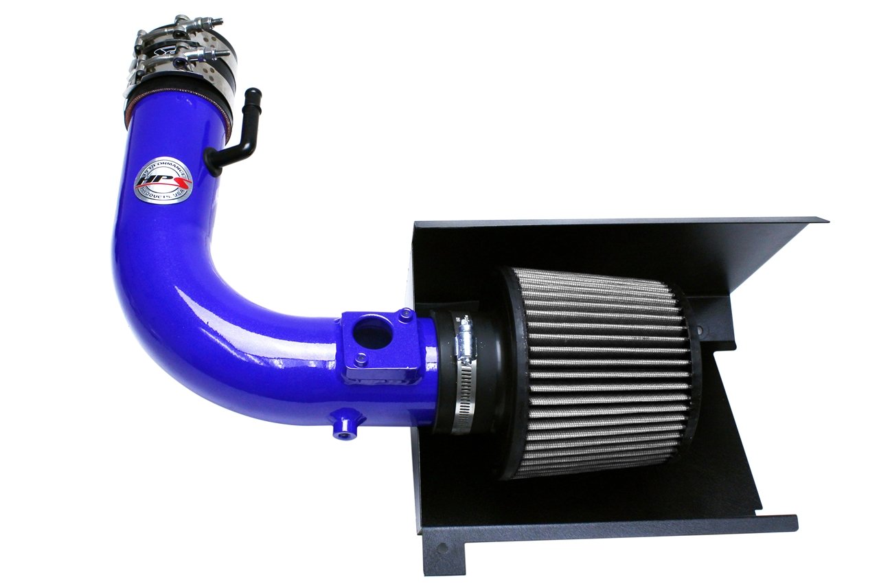 HPS Short Ram Air Intake Subaru BRZ (2012-2020) Blue / Polished / Red ...