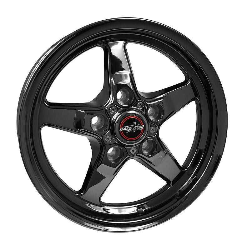Race Star Wheels Drag Star (15x3.75, 5x4.75, -28.7 Offset) Black Chrom