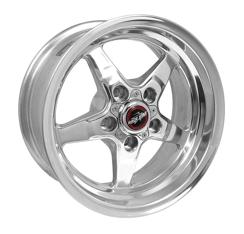 Race Star Wheels Drag Star (15x8, 5x4.50, 0.0 Offset) Black Chrome or