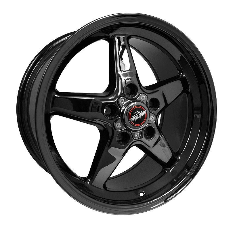 Race Star Wheels Drag Star (17x10.5, 5x4.75, +32 Offset) Black Chrome
