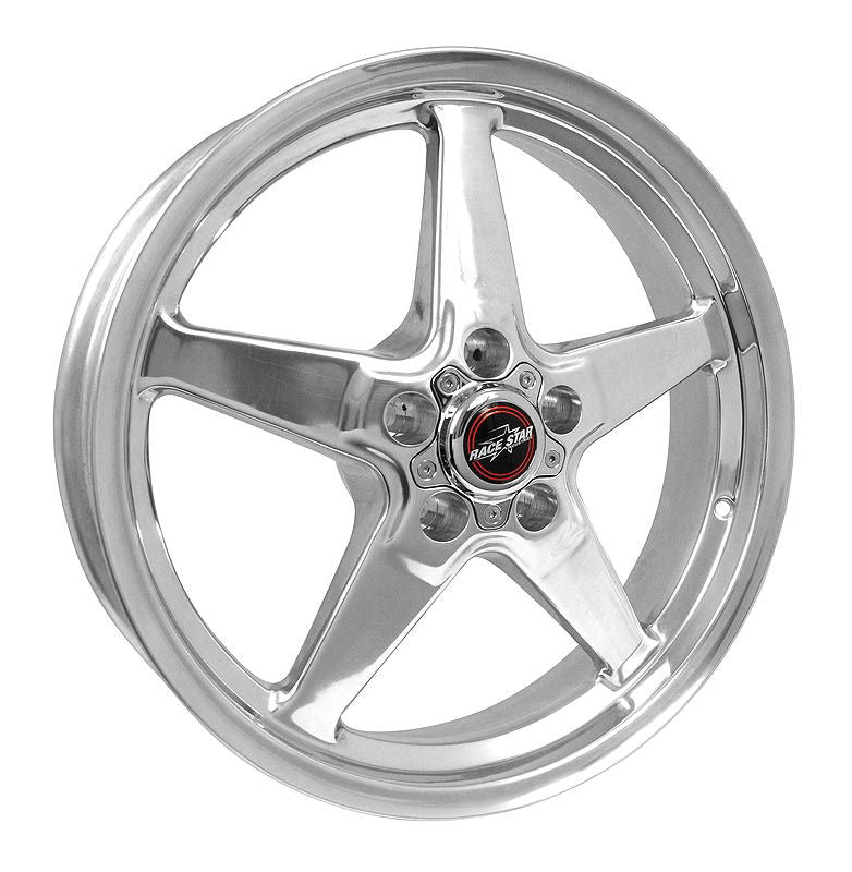 Race Star Wheels Drag Star (18x5, 5x4.75, +25.4 Offset) Black Chrome o