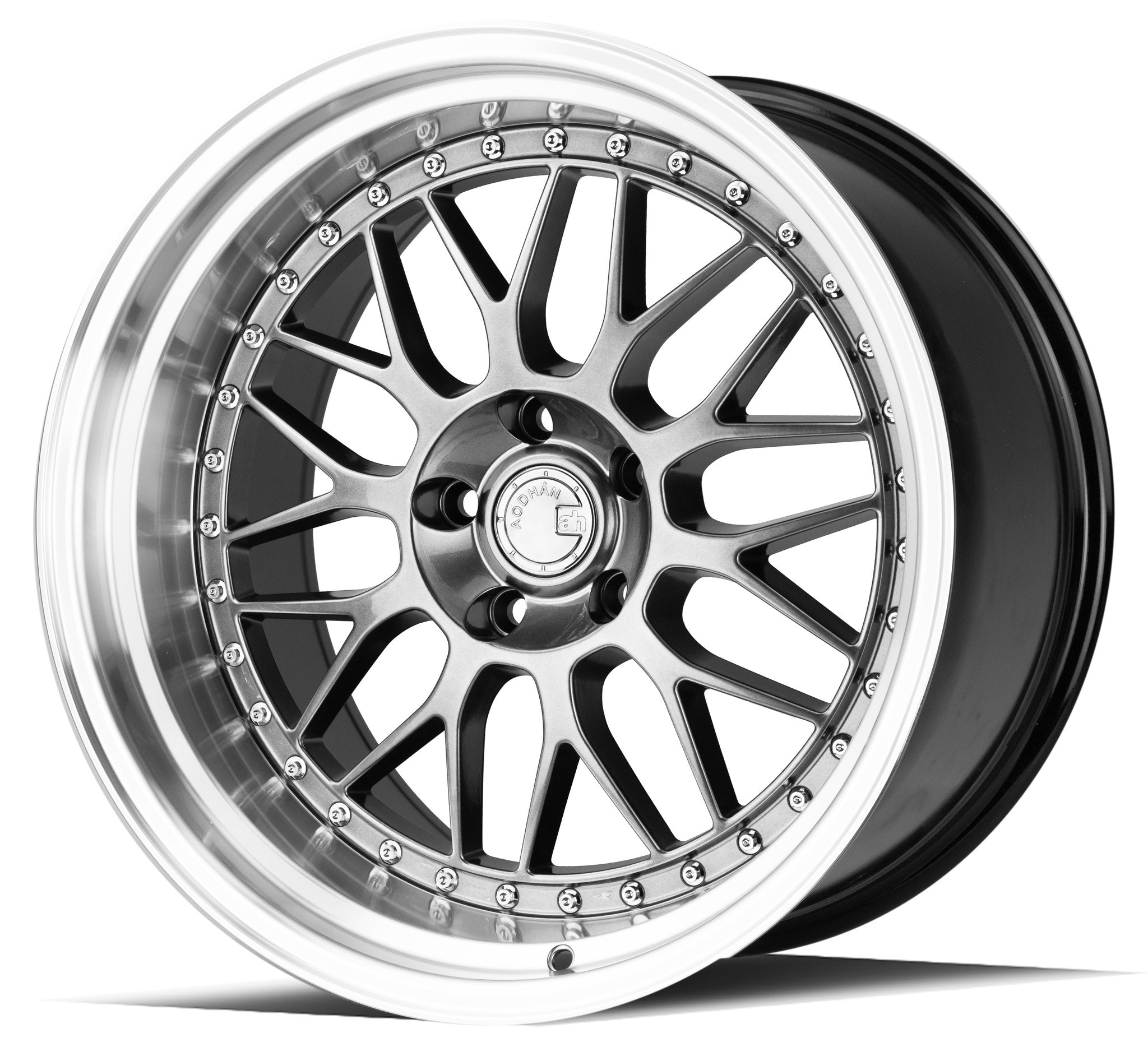 Aodhan AH02 Wheels (19x11 5x114.3 +15 or +22 Offset) Black / Silver ...