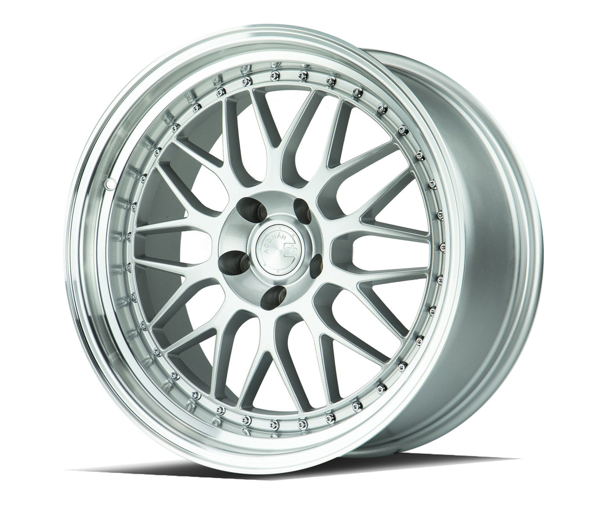 Aodhan AH02 Wheels (19x9.5 5x114.3 +12 or +22 Offset) Black / Silver