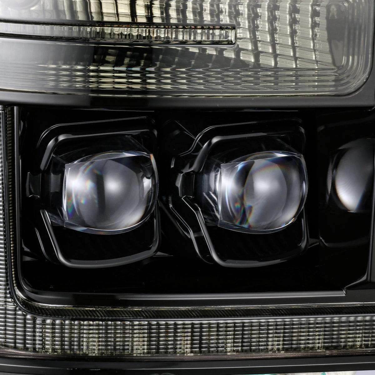 AlphaRex Quad 3D LED Projector Headlights Ford Super Duty Series [Nova