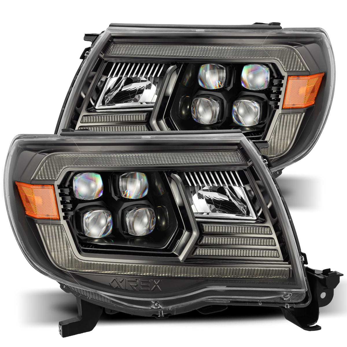 AlphaRex Quad 3D LED Projector Headlights Toyota Tacoma [NOVA Series