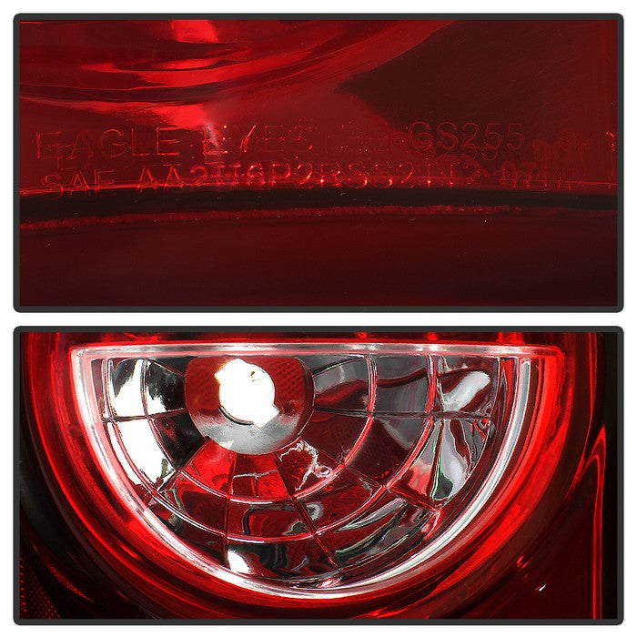 Xtune Tail Lights Dodge Ram 1500 (2007-2008) [OEM Style] Red or Red Sm