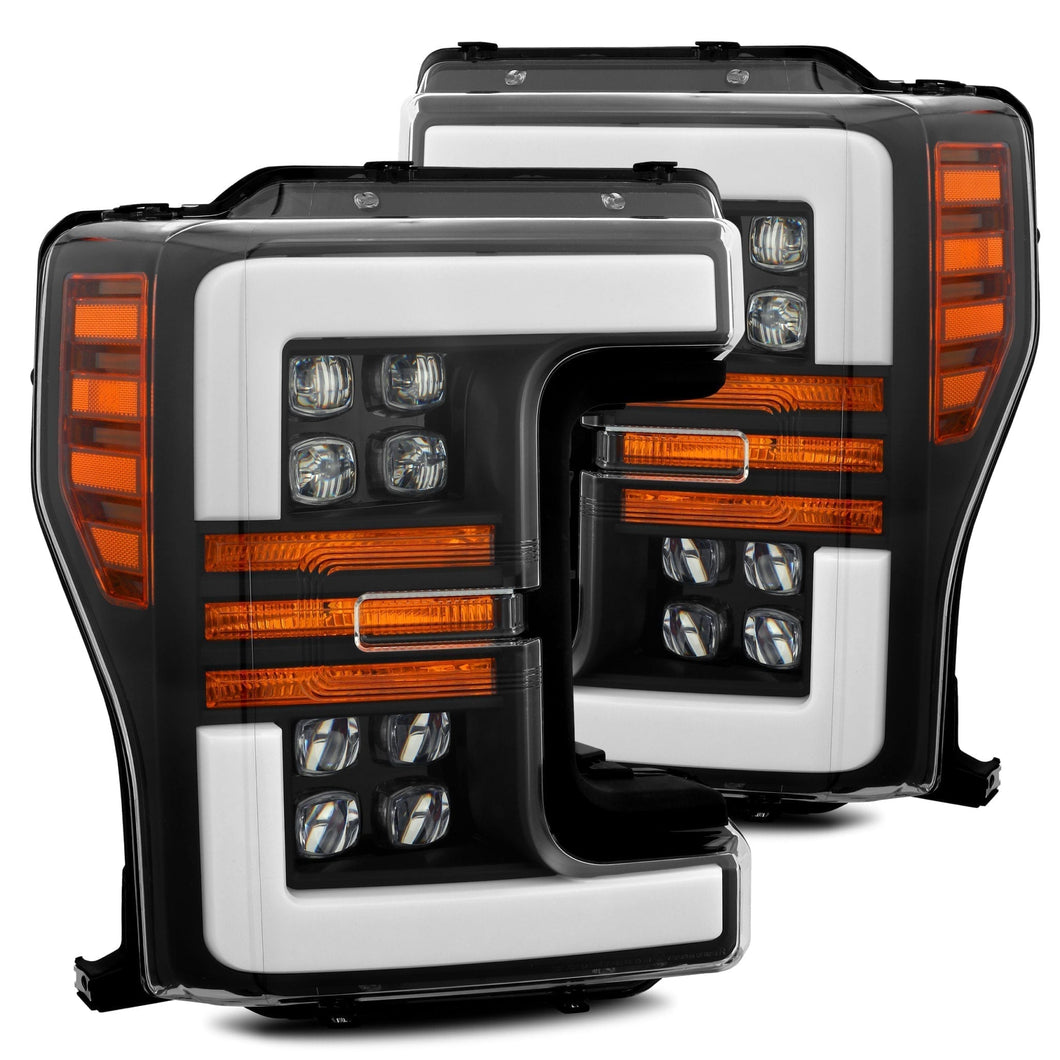 AlphaRex Quad 3D LED Projector Headlights Ford Super Duty [Nova Series