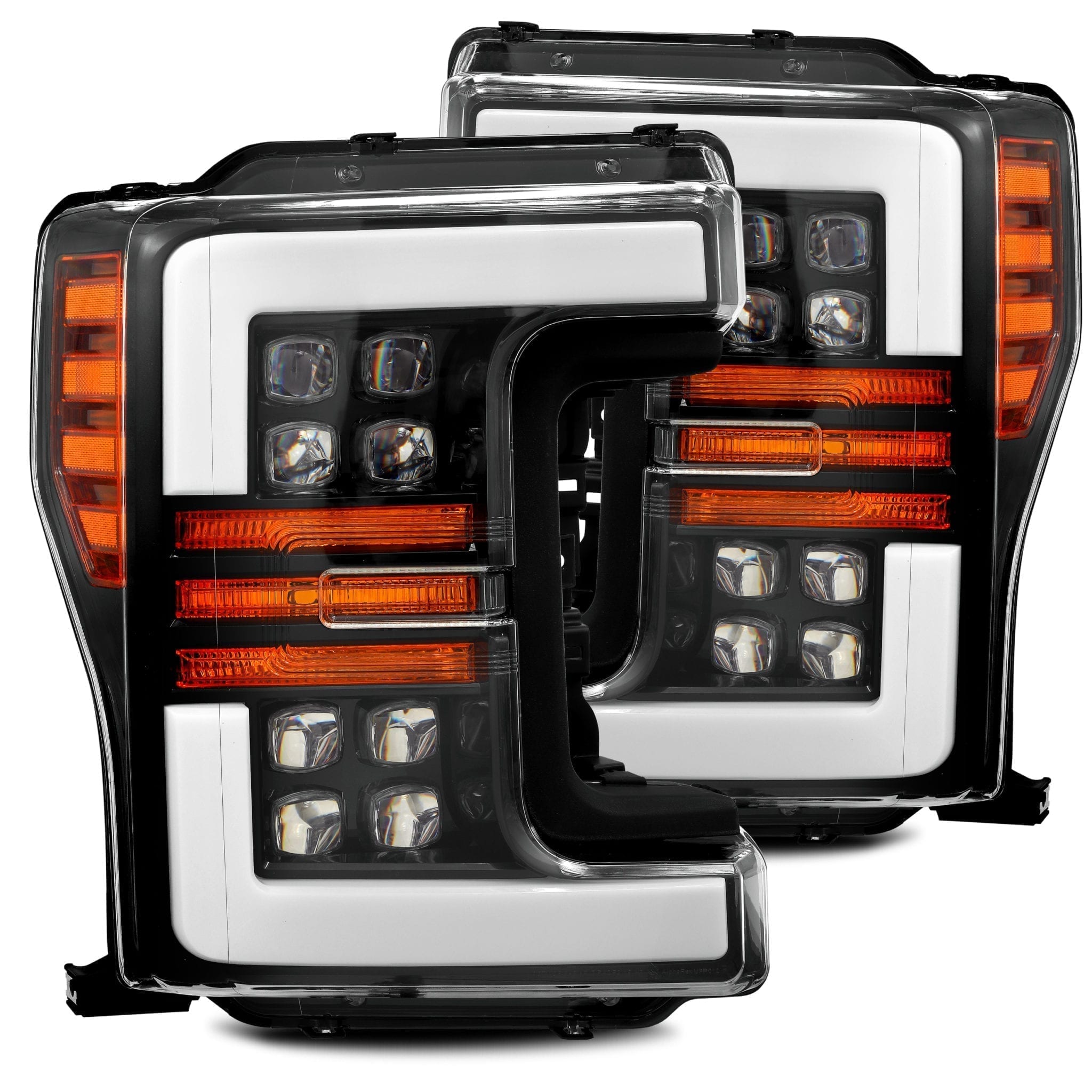 AlphaRex Quad 3D LED Projector Headlights Ford Super Duty [Nova Series ...