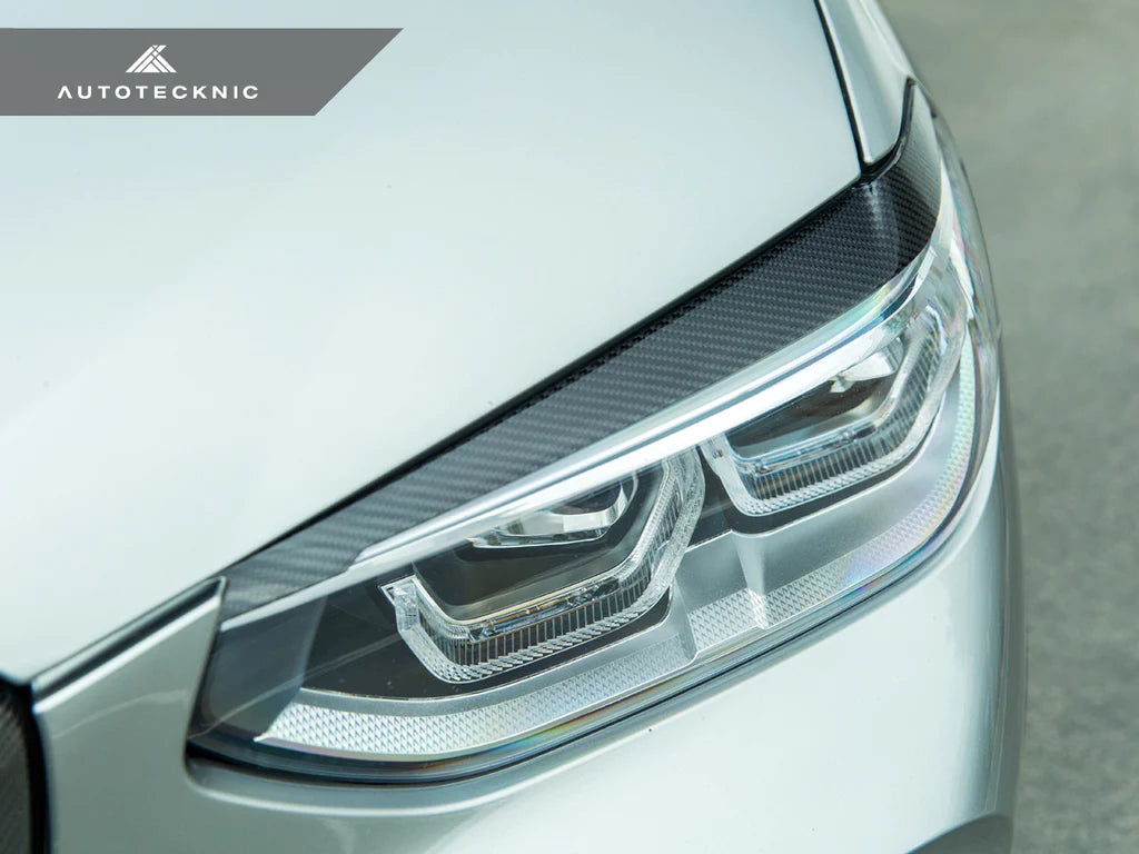 Autotecknic Headlight Covers BMW X4M F98 (2021-2022) [Carbon Fiber] Ey