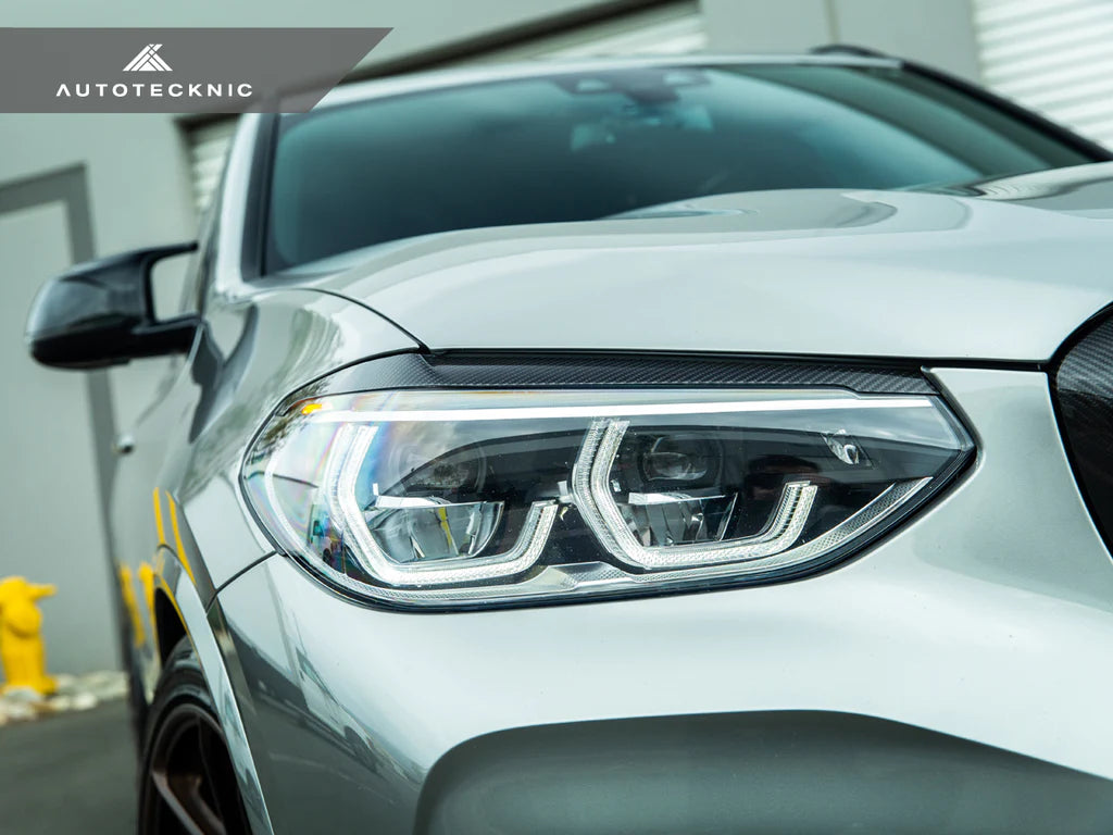 Autotecknic Headlight Covers BMW X4M F98 (2021-2022) [Carbon Fiber] Ey