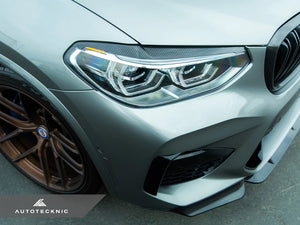 Autotecknic Headlight Covers BMW X4M F98 (2021-2022) [Carbon Fiber] Ey