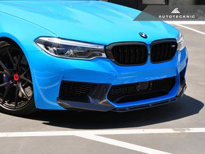 Autotecknic Center Front Lip BMW M5 F90 Pre-LCI (18-20) Dry Carbon Com