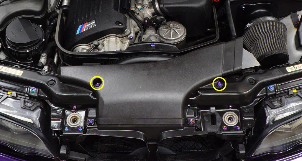 Dress Up Bolts BMW E46 M3 (2000-2006) Titanium Hardware Air Intake Sco