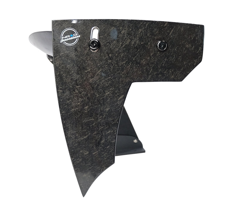 NRG Carbon Fiber Spoiler / Wing (59" x 11") Aggressive Side Mounts CAR