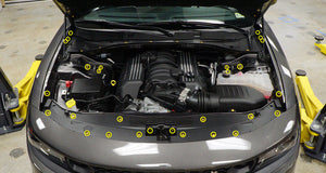 Dress Up Bolts Dodge Charger (15-21) [Titanium Hardware Engine Bay Kit
