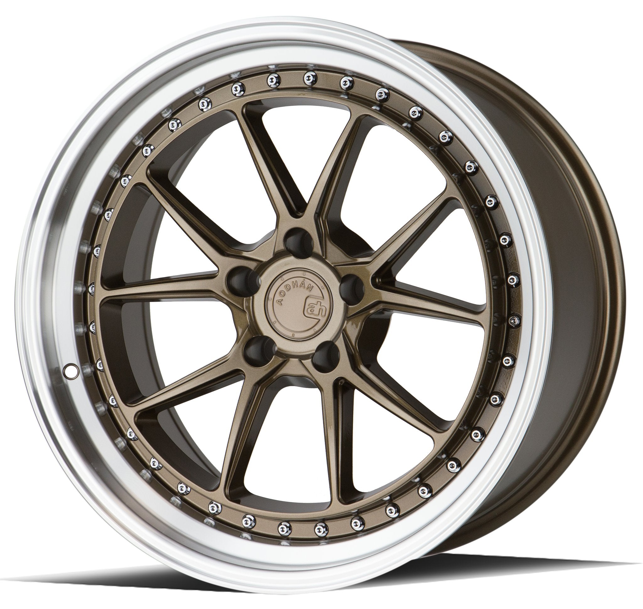 Aodhan DS08 Wheels (19x9.5 5x114.3 +22 Offset) Bronze / Black / Silver ...