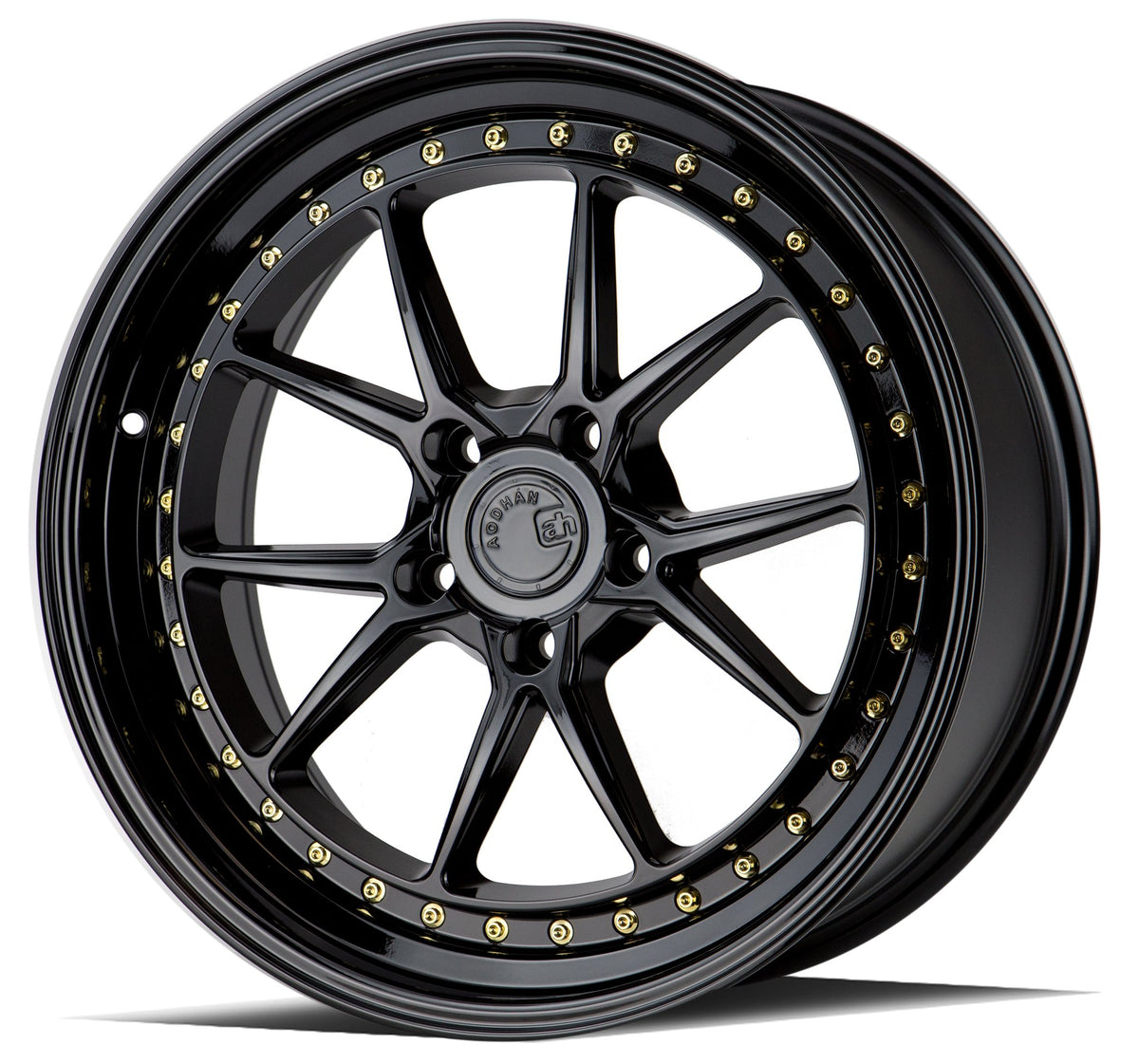 Aodhan DS08 Wheels (19x9.5 5x114.3 +22 Offset) Bronze / Black / Silver ...