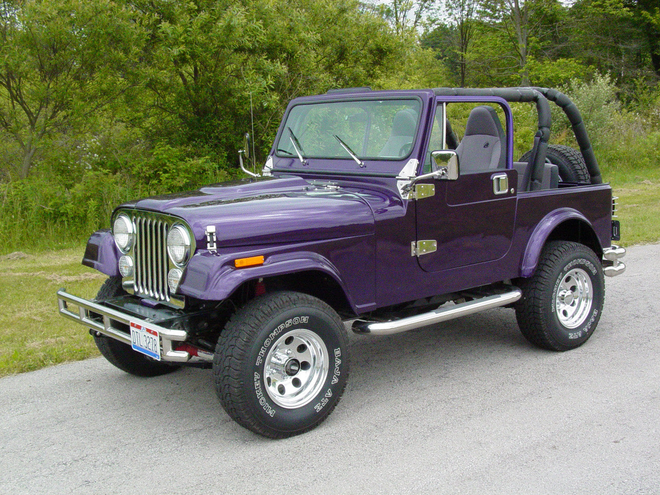 Kentrol Rocker Guards Jeep CJ7 (1976-1986) Polished or Black