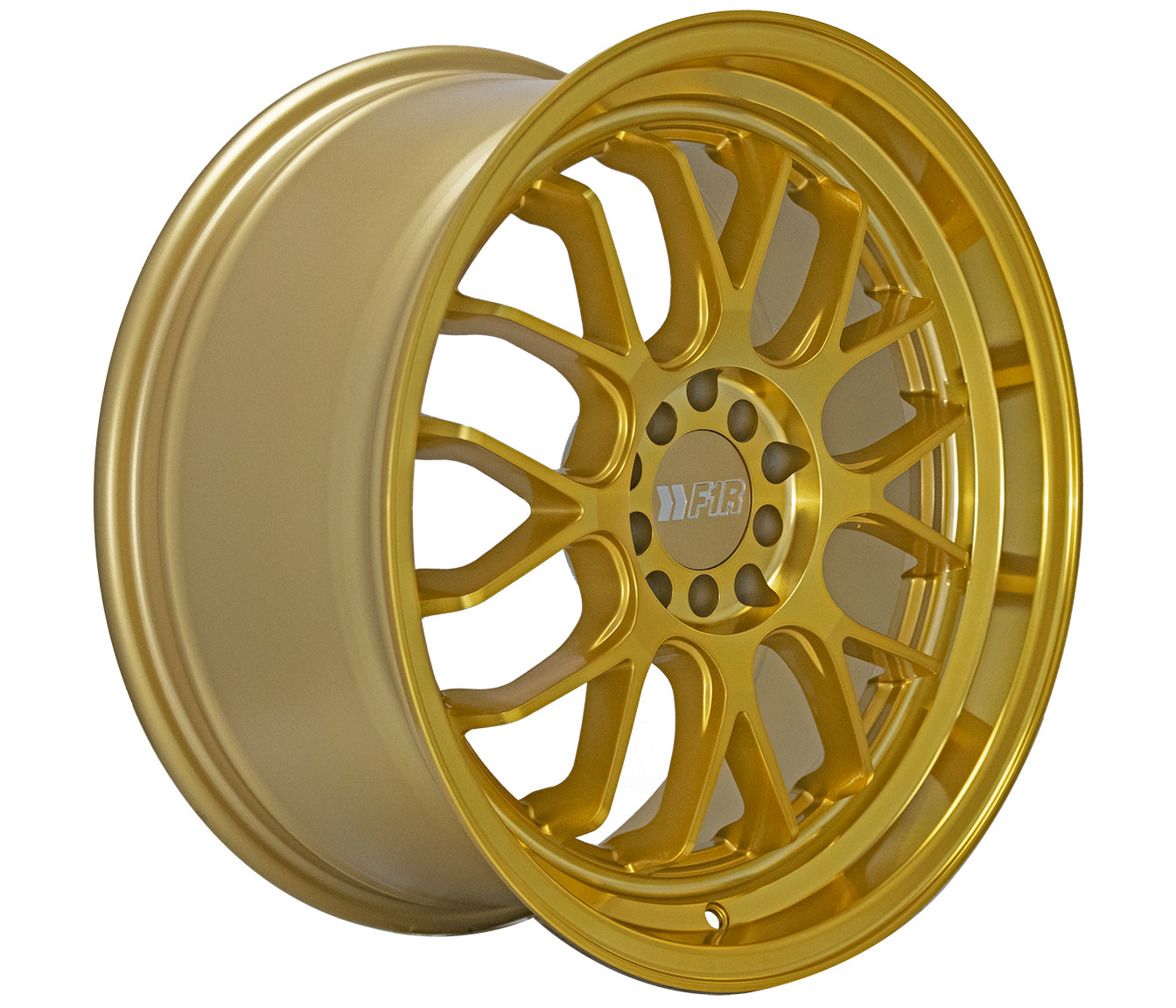 F1R F21 v2 Wheels (18x8.5 5×112/114.3 45ET) Bronze / Candy Red / Machi
