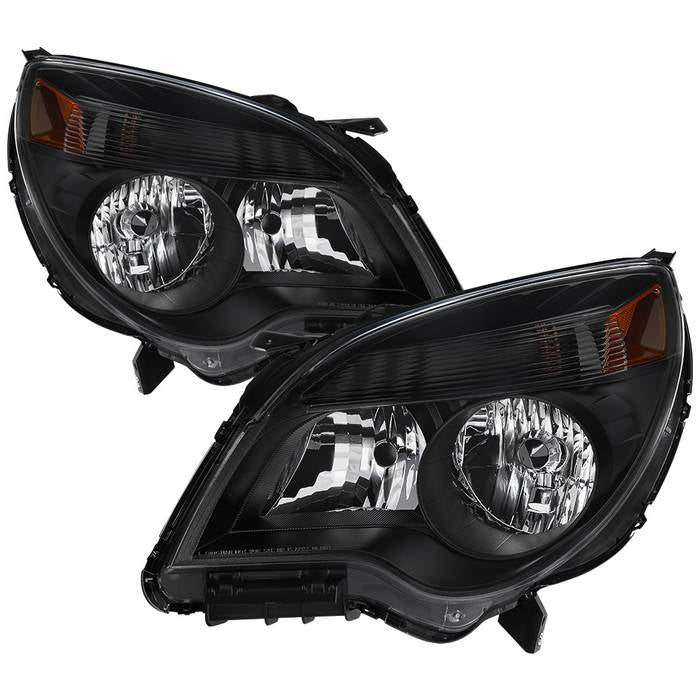 Xtune Headlights Chevy Equinox LS / LT (10-17) [w/ LED Light Bar] Blac