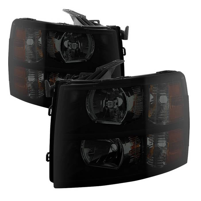 Xtune Crystal Headlights Chevy Silverado (07-14) [Optional DRL LED Lig