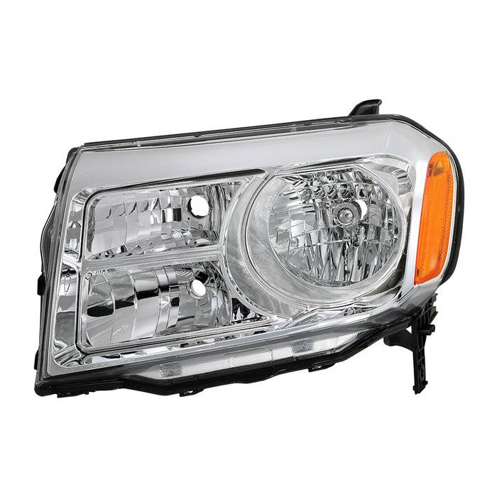 Xtune Headlights Honda Pilot (12-15 ) [Halogen Only / OEM Style] Chrom