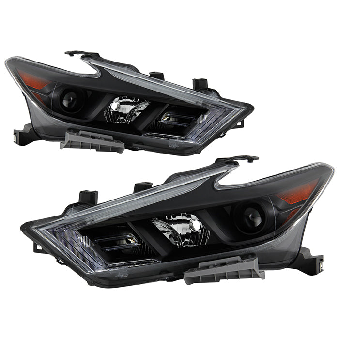 Xtune Headlights Nissan Maxima (16-18) [OEM Style w/ DRL Lights - Halo