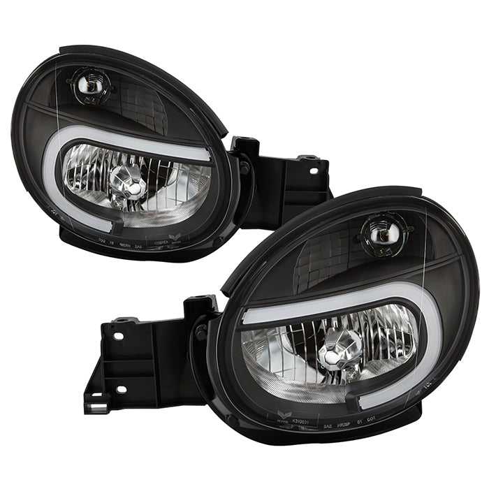 Xtune Headlights Subaru WRX (03-04) [Light Tube DRL] Black or Chrome w