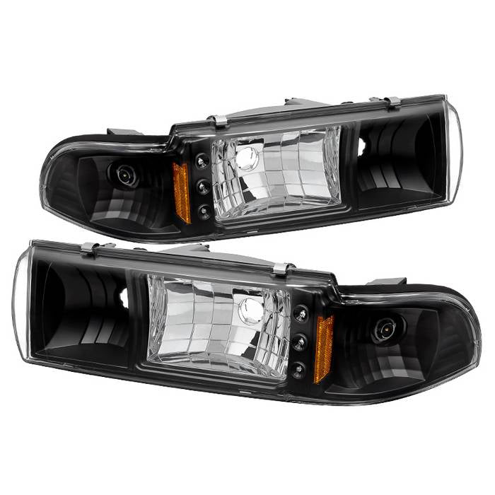 Xtune Crystal Headlights Chevy Caprice (91-96) [w/ 1 pcs LED DRL Light