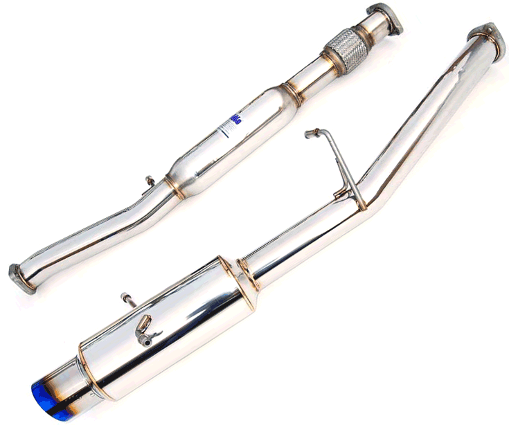 Invidia N1 Exhaust Subaru WRX & STi (02-07) w/ Resonator - Polished or