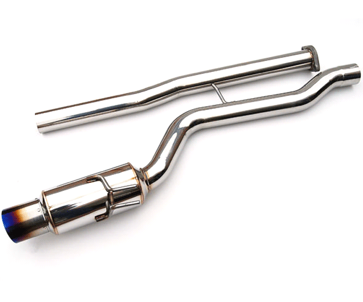Invidia N1 Exhaust Mitsubishi Lancer EVO X/10 (08-15) Titanium Burnt B ...